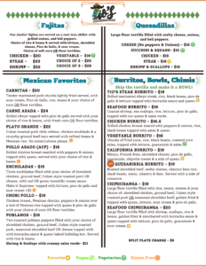 Our Menus – Tio’s Latin American Kitchen